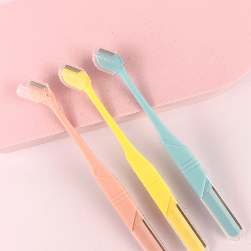 Mumuso Double-Headed Eyebrow Razors - 3pack