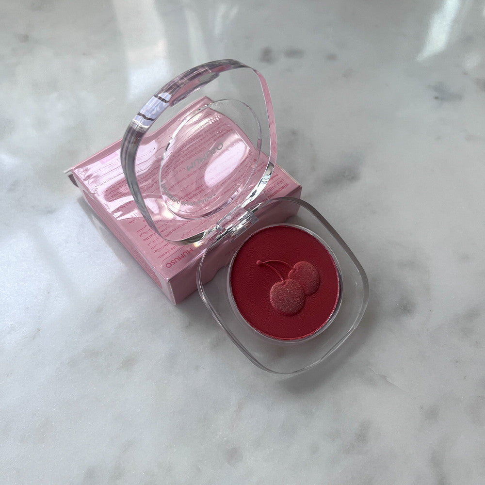 Mumuso Throbbing Heart Blush, Cherry